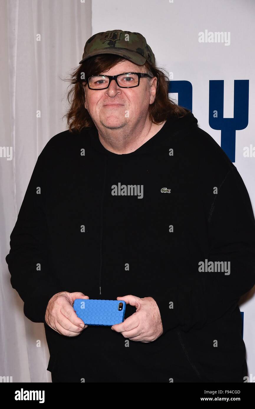 New York, NY, USA. 13th Dec, 2015. Michael Moore at arrivals for JOY ...