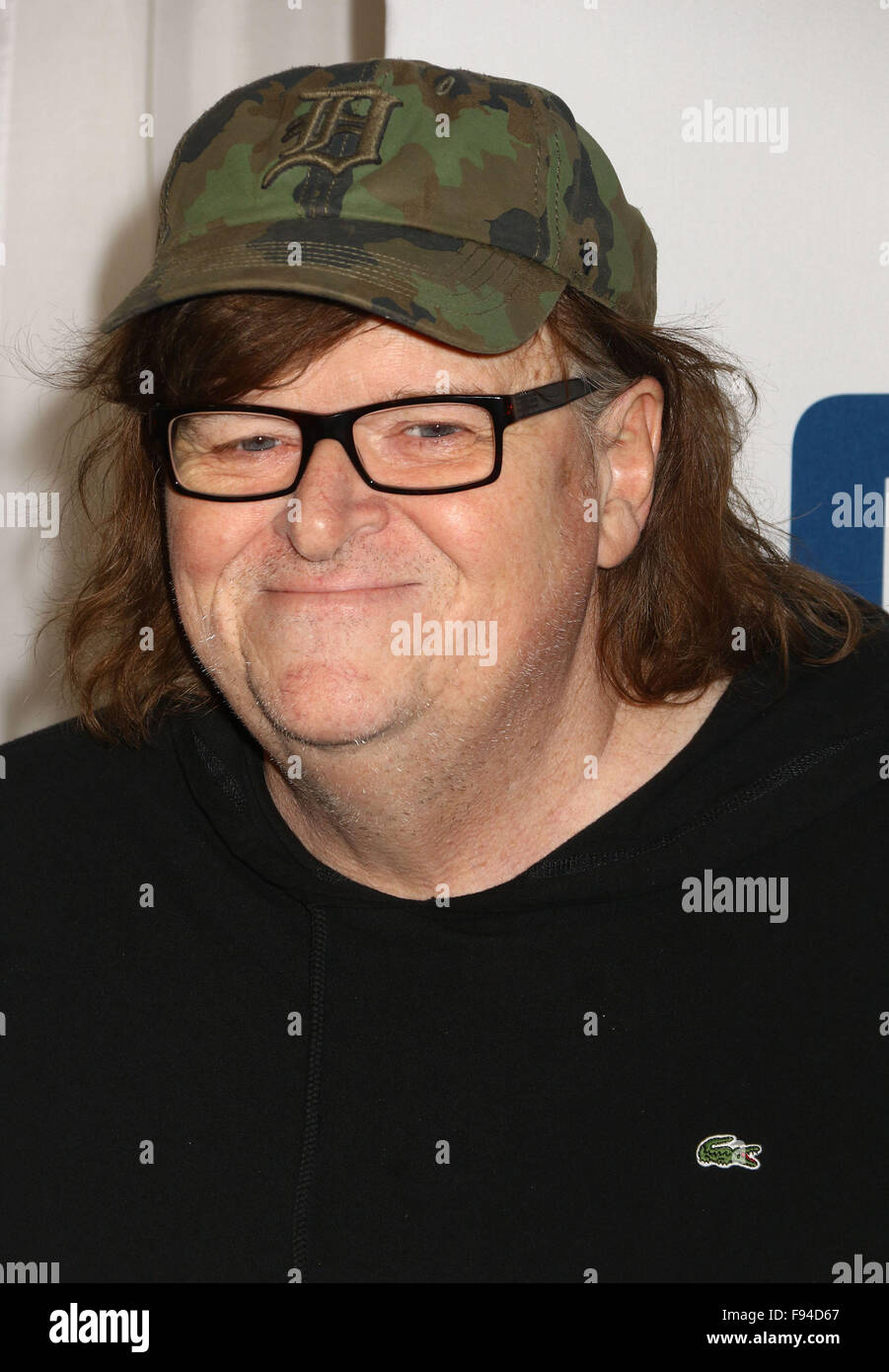 New York, New York, USA. 13th Dec, 2015. Director MICHAEL MOORE attends ...