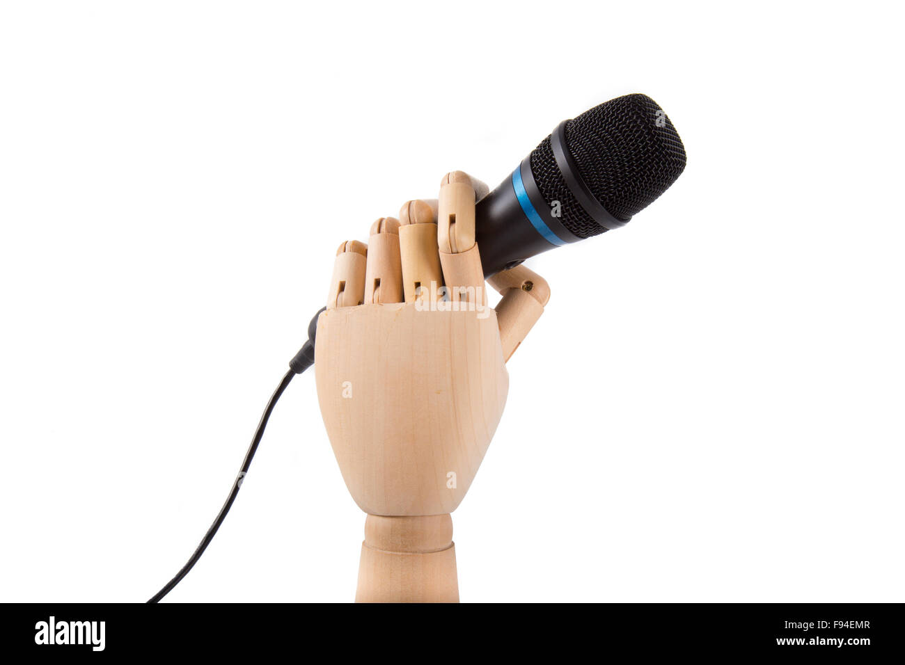 Hand holding microphone hi-res stock photography and images - Alamy