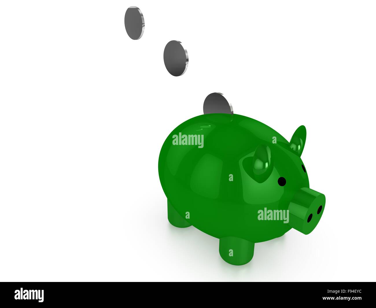 Coins silver Cut Out Stock Images & Pictures - Alamy