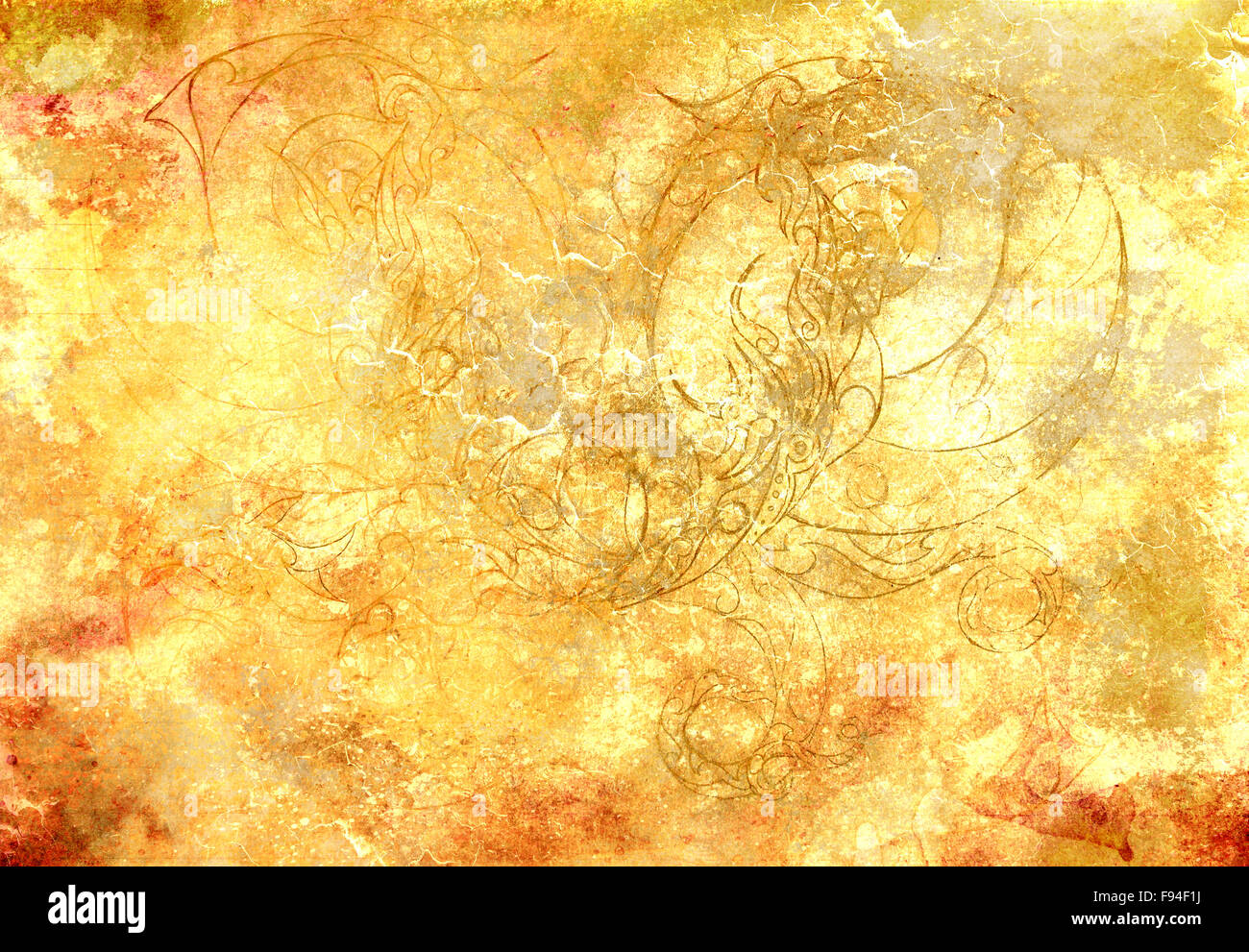 abstract color Backgrounds, painting collage with spots, rust structure ...