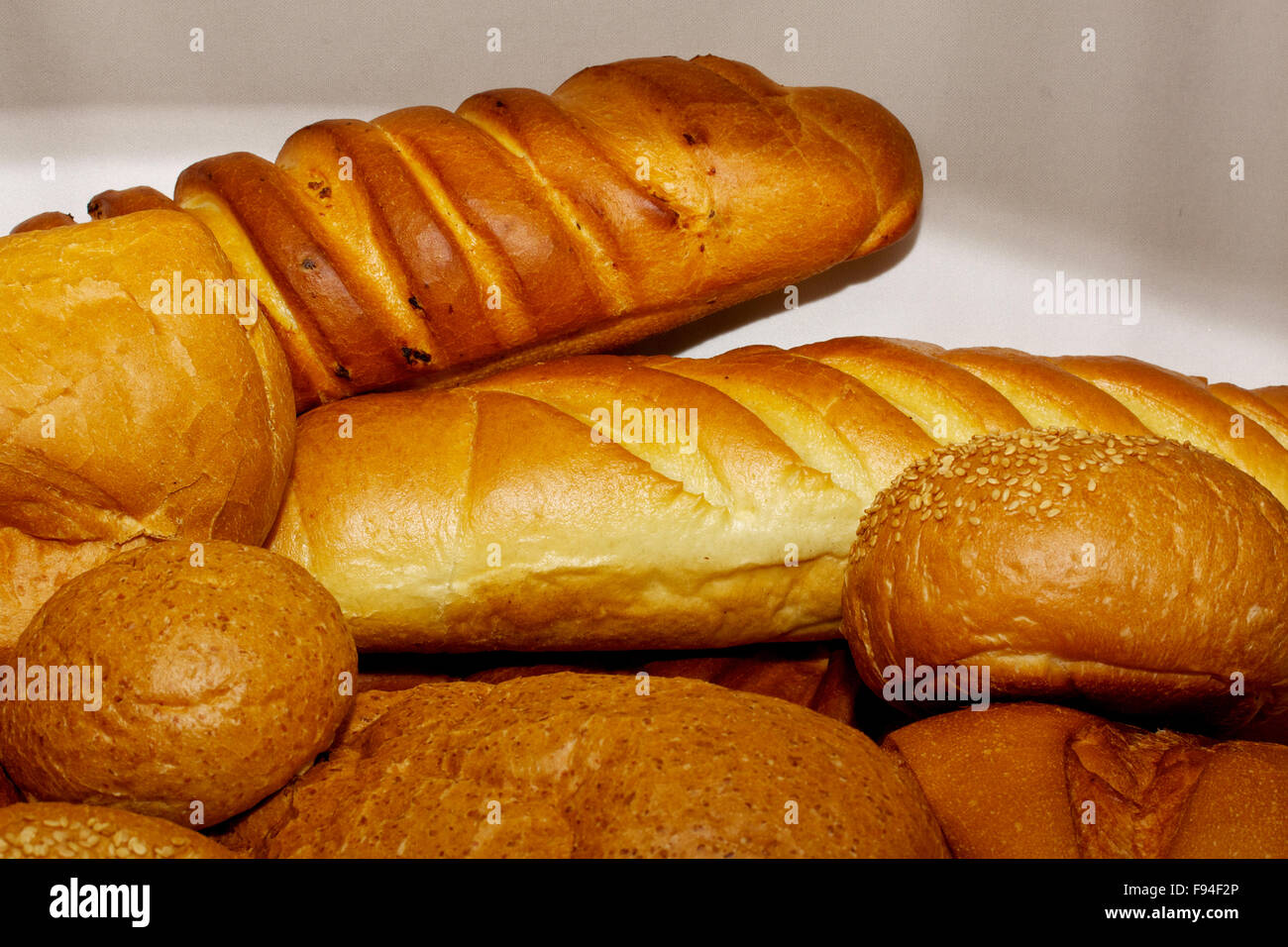 assortment of baked bread Stock Photo - Alamy