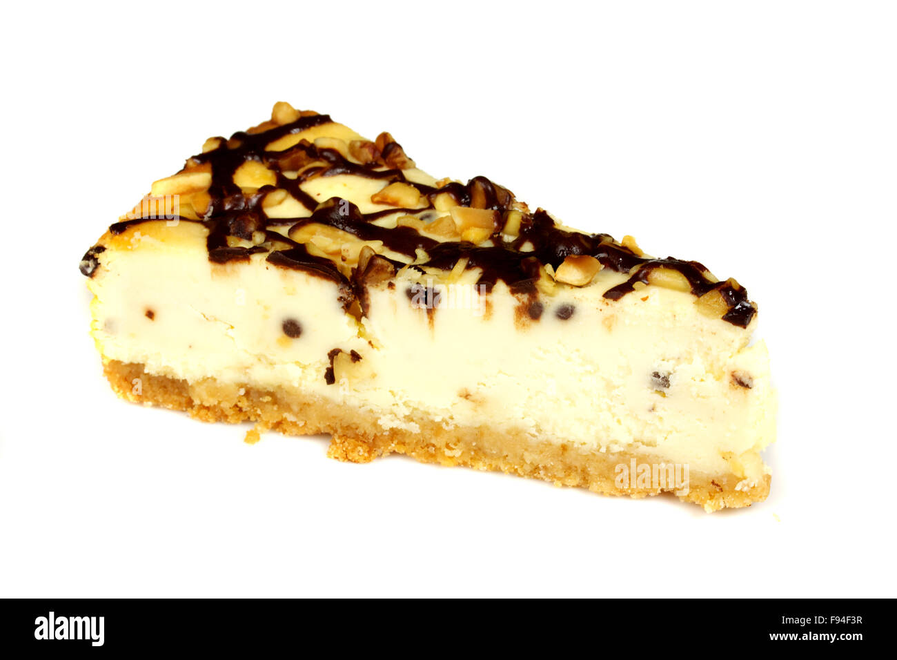 Cheesecake isolated on white background Stock Photo - Alamy