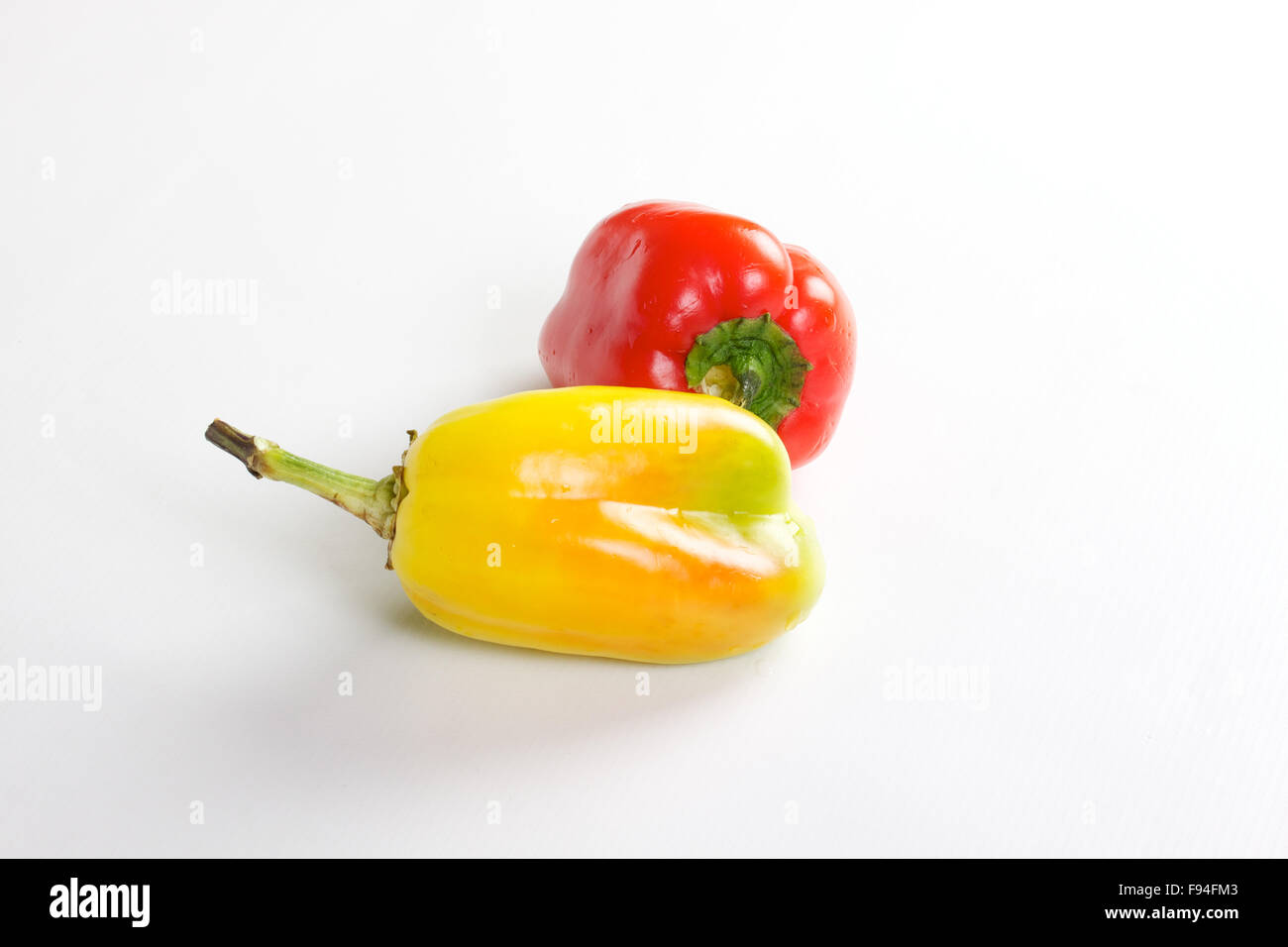 Bell pepper mix on the white background Stock Photo - Alamy