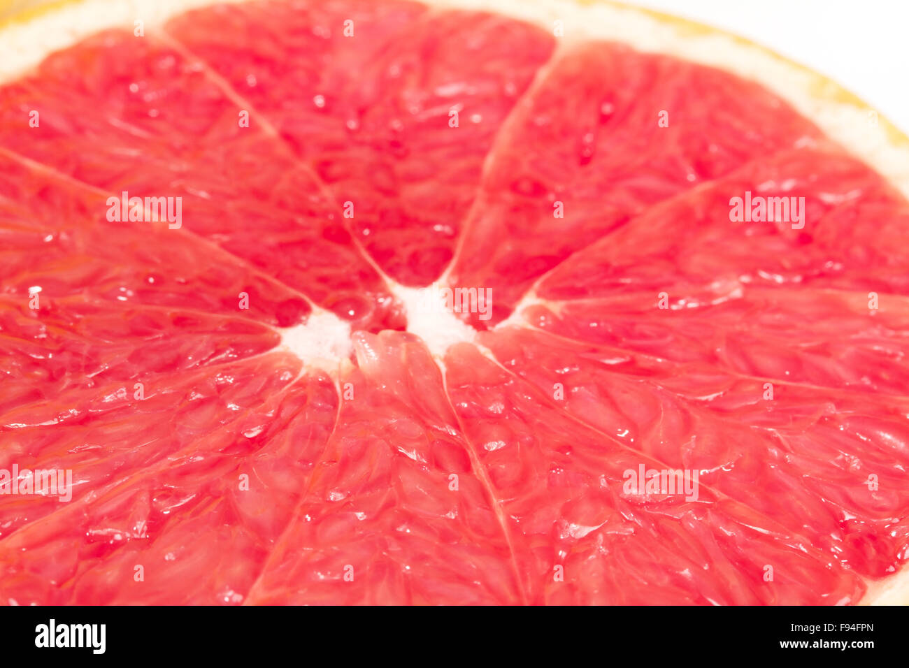 Ripe orange grapefruit isolated on white background Stock Photo - Alamy