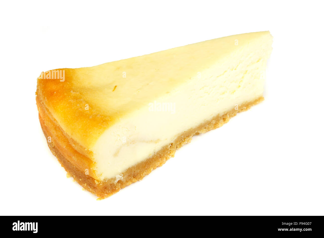 Cheesecake isolated on white background Stock Photo - Alamy