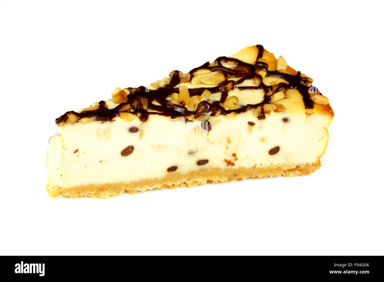 Cheesecake isolated on white background Stock Photo - Alamy