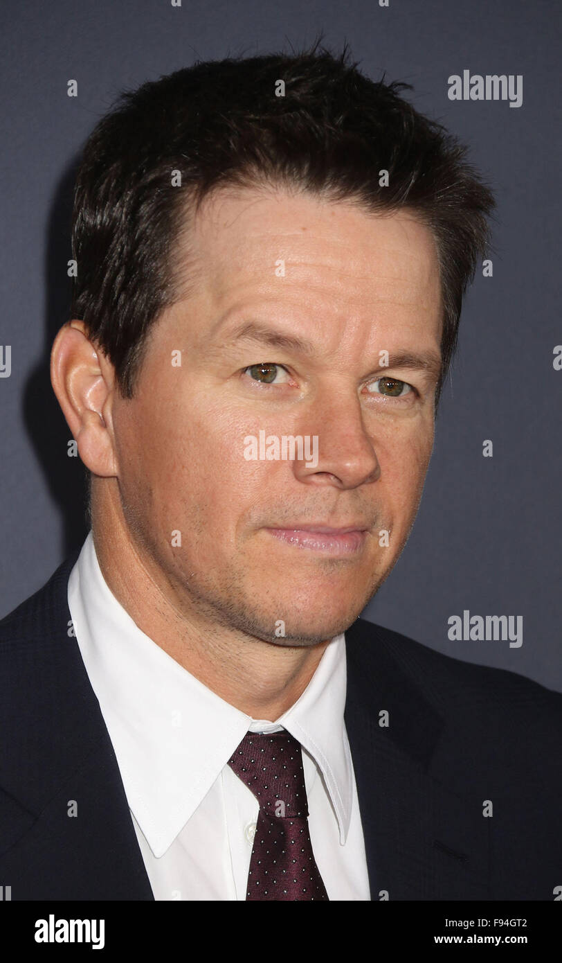 New York, New York, USA. 13th Dec, 2015. Actor MARK WAHLBERG attends ...