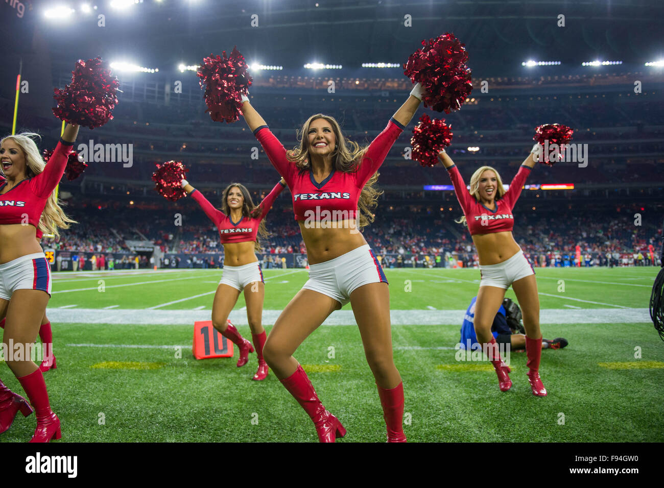 Houston, Texas, USA. 13th Dec, 2015. The Houston Texans Cheerleaders ...