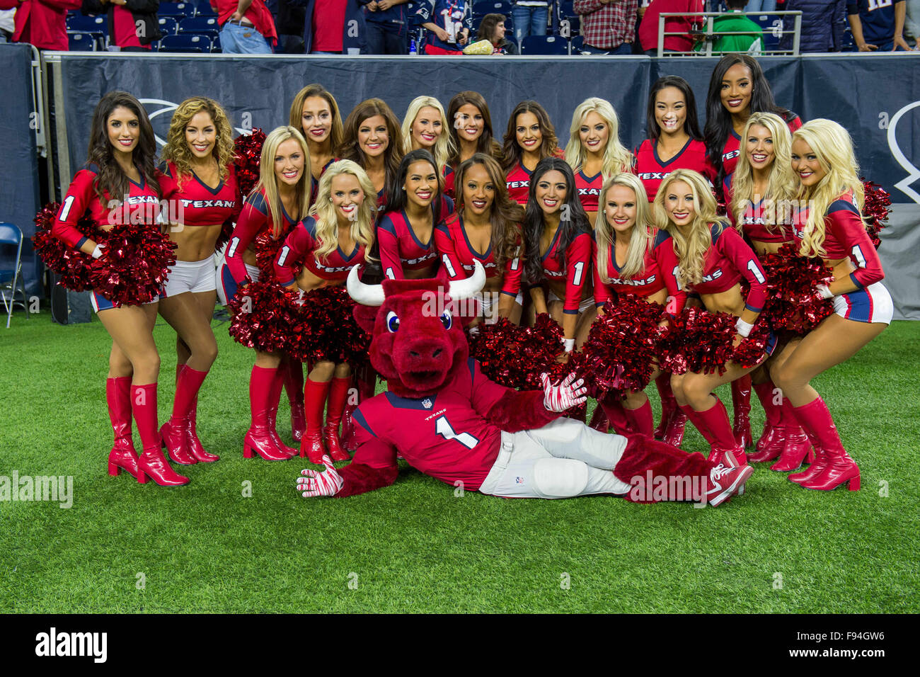 Houston, Texas, USA. 13th Dec, 2015. The Houston Texans Cheerleaders ...