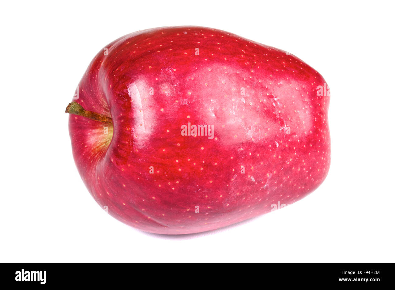 red apple isolated on white Stock Photo - Alamy