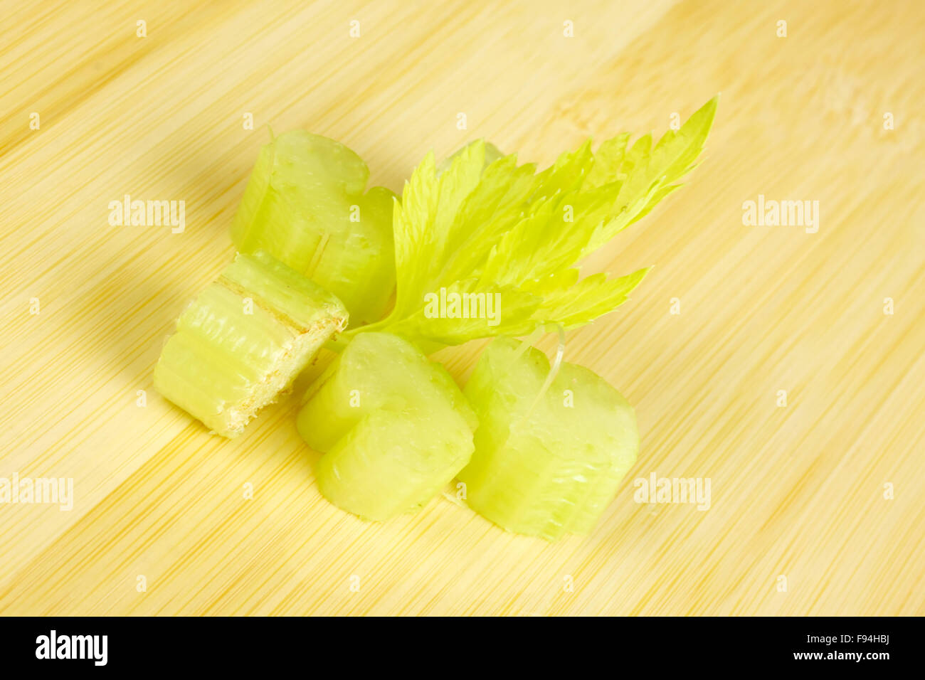 fresh and healthy organic celery on wood table station delicious ...