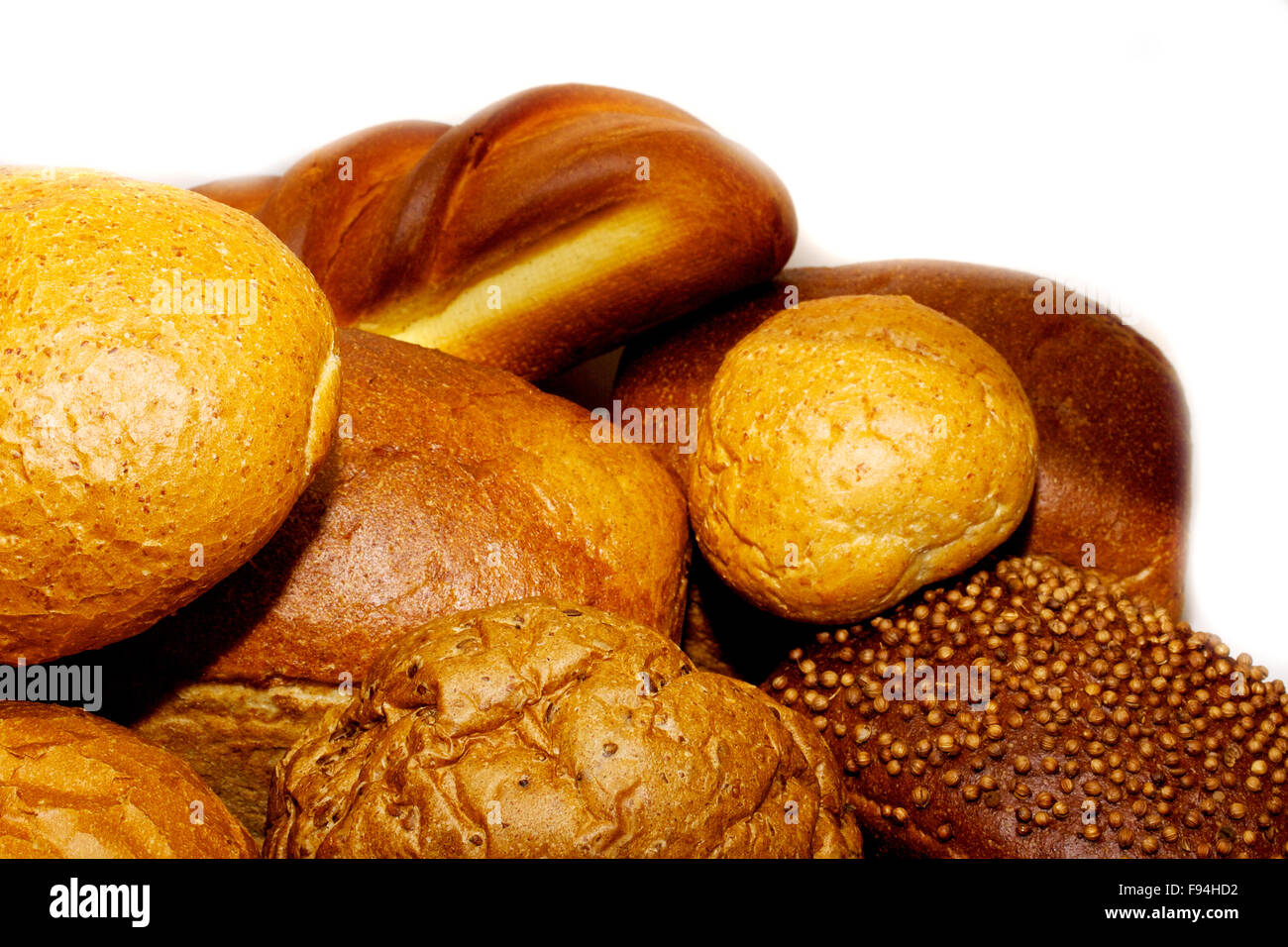 assortment of baked bread Stock Photo - Alamy