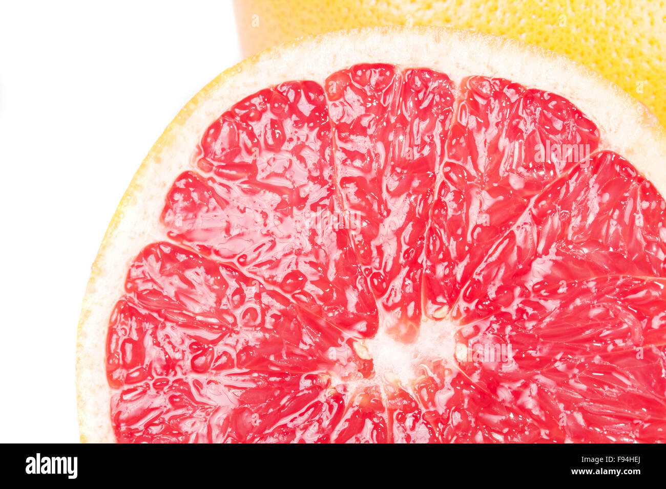 Ripe orange grapefruit isolated on white background Stock Photo - Alamy