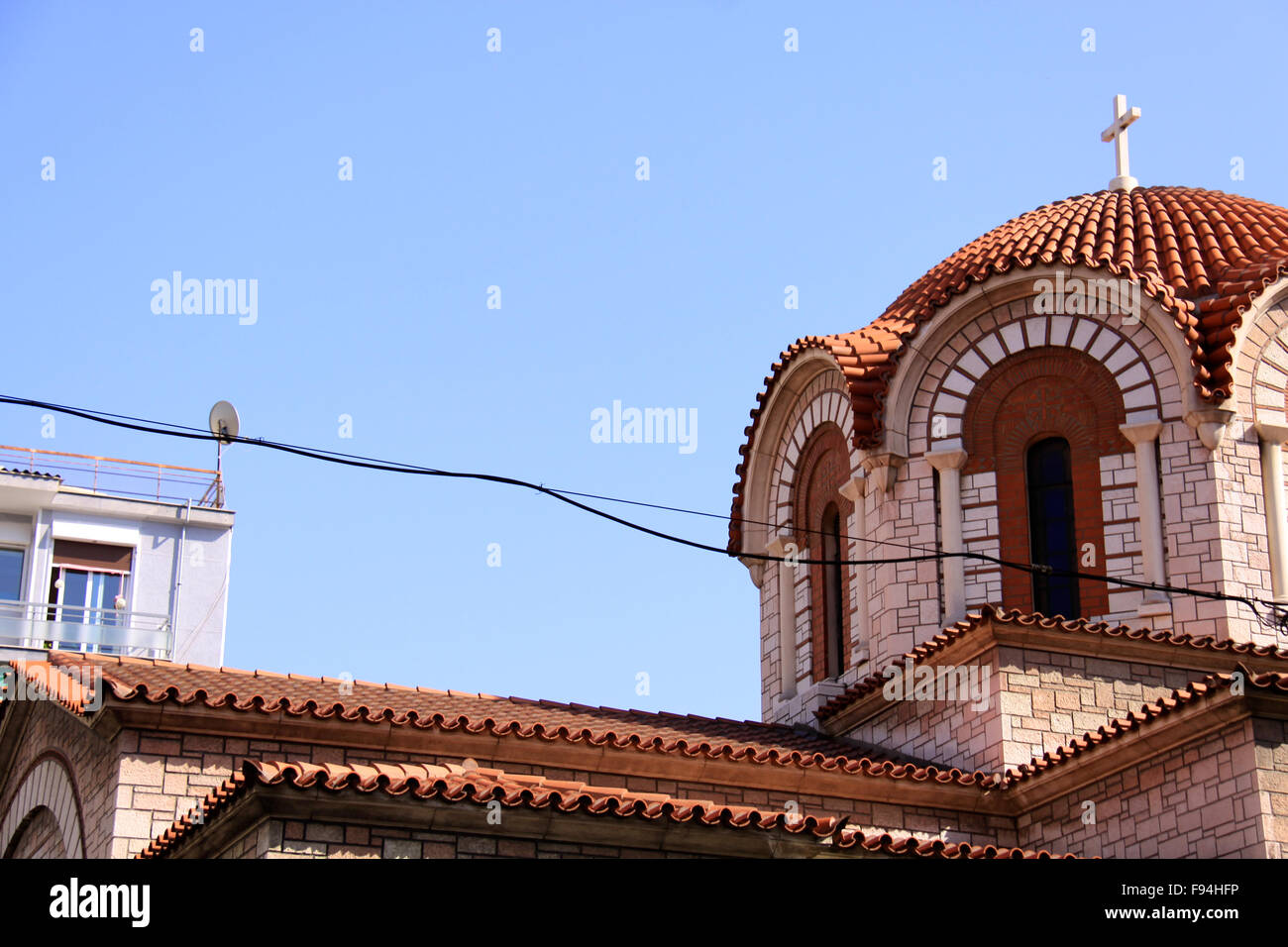 Greek orthodox monastery Stock Photo - Alamy
