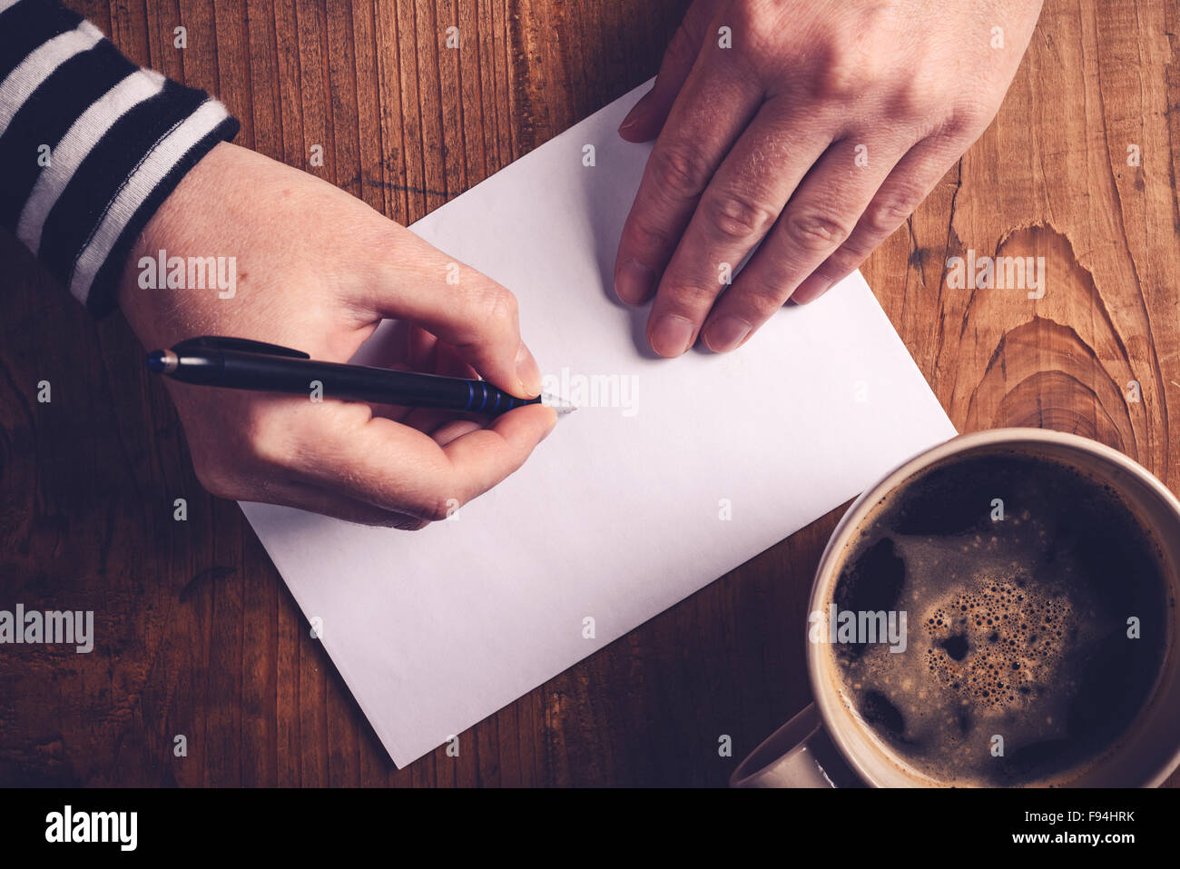 Write letter hi-res stock photography and images - Alamy