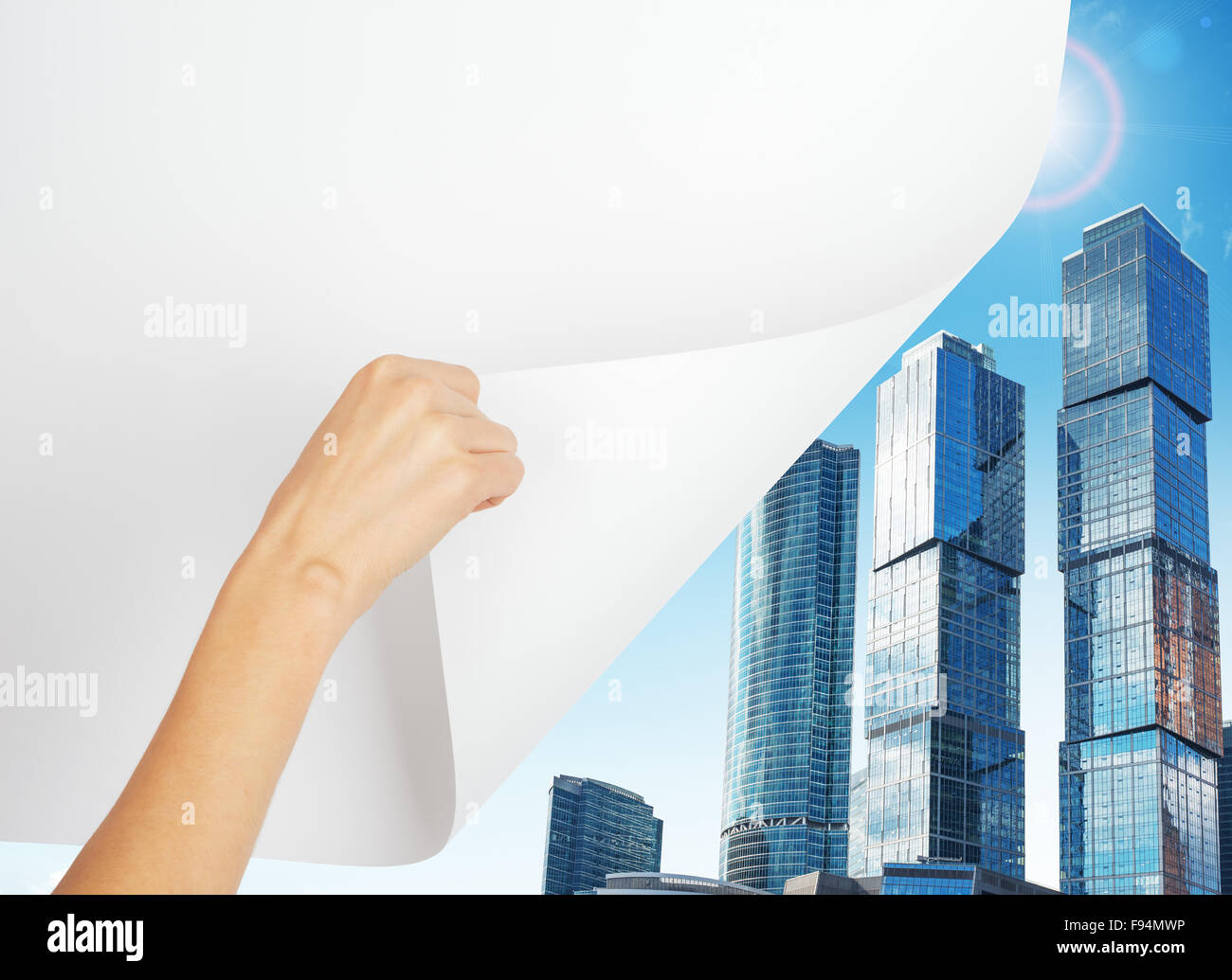 Curled corner page hi-res stock photography and images - Alamy