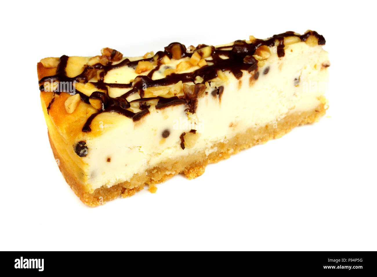 Cheesecake isolated on white background Stock Photo - Alamy