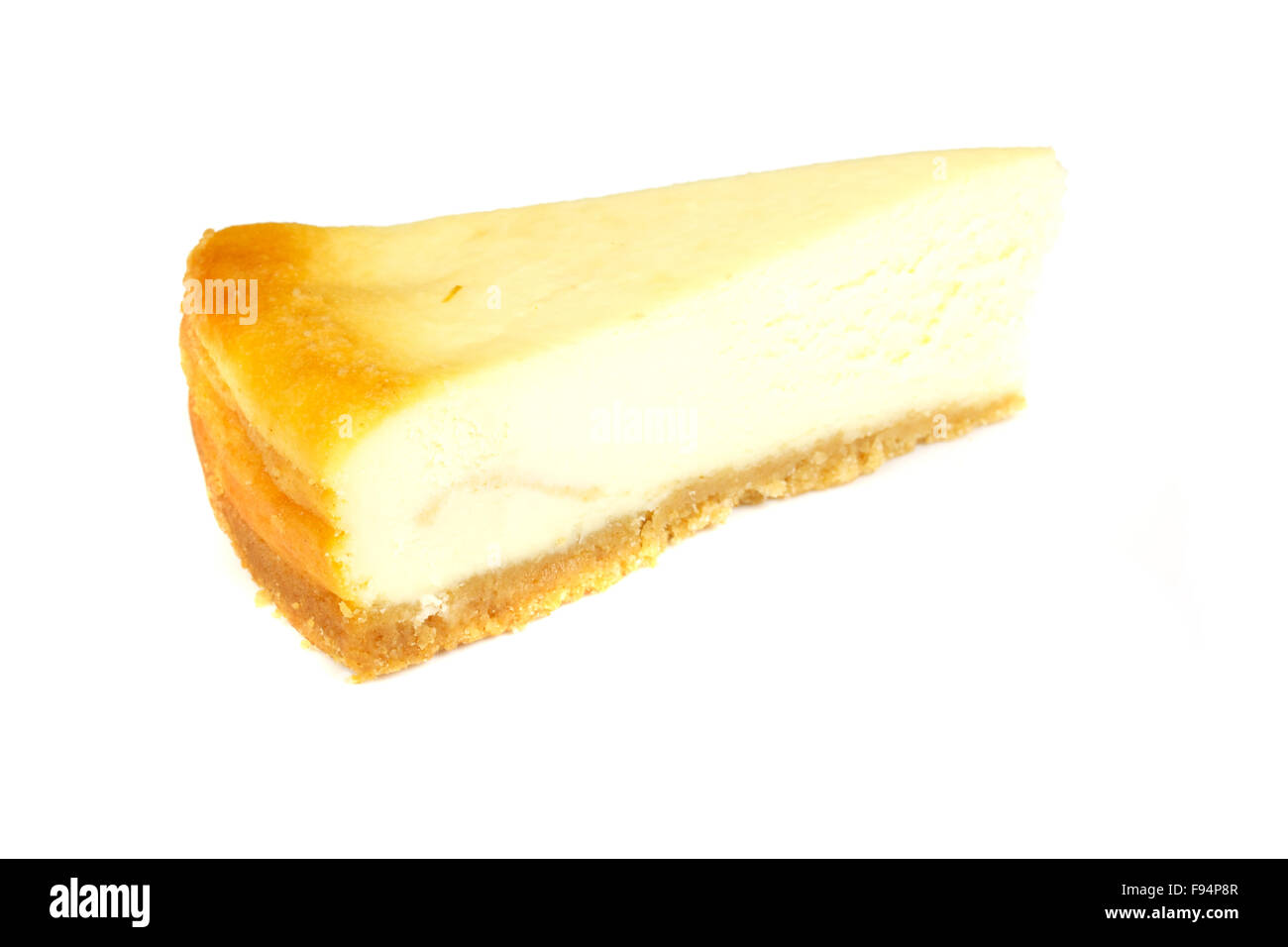 Cheesecake isolated on white background Stock Photo - Alamy