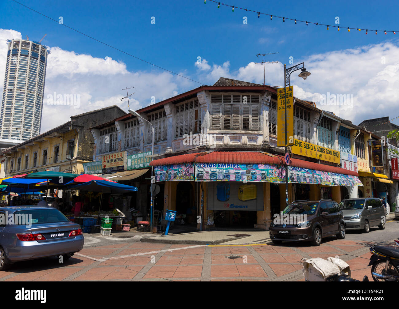 Chinese Shop House In The Unesco World Heritage Zone, Penang Island ...