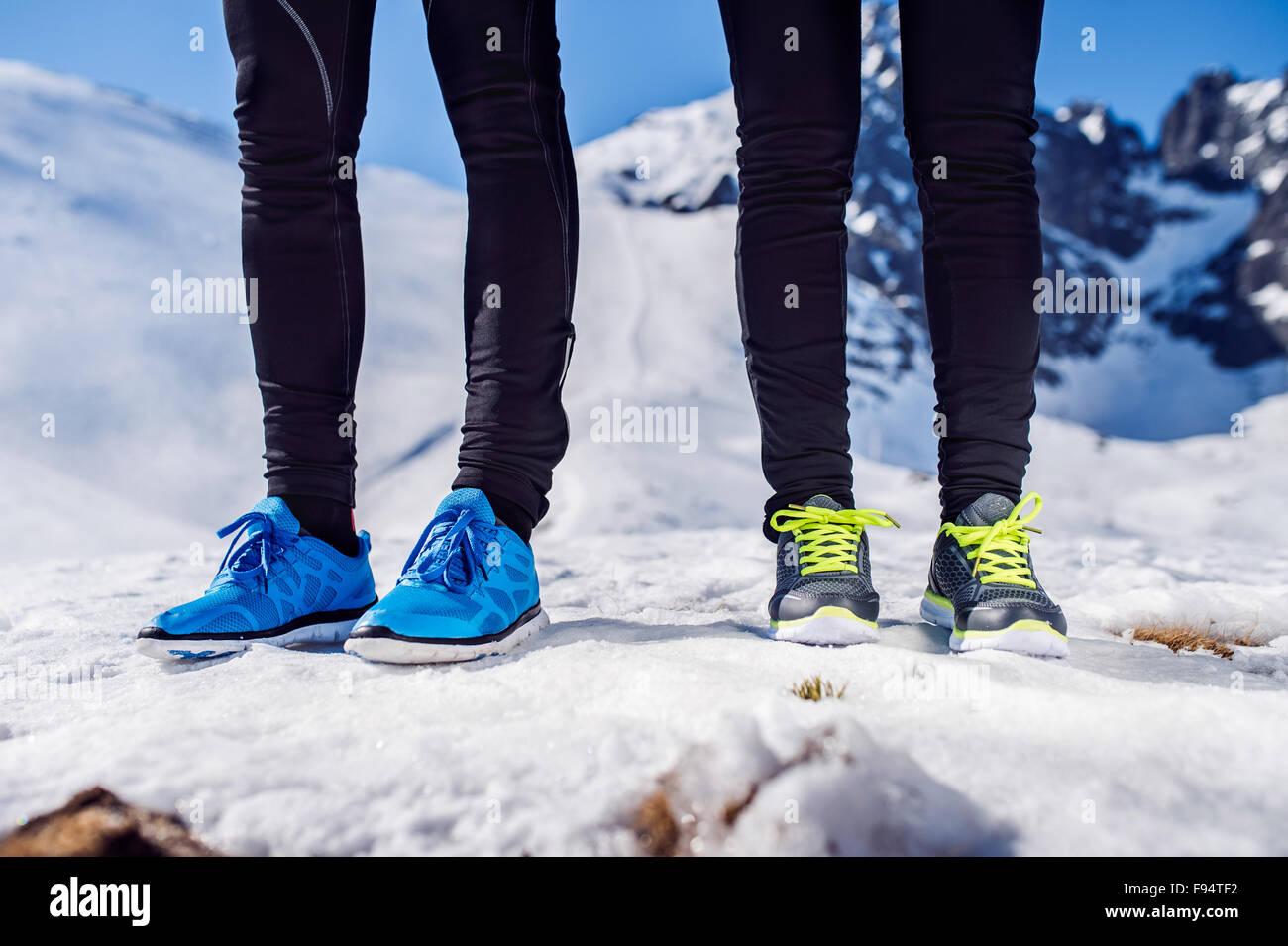 Black runners legs hi-res stock photography and images - Alamy