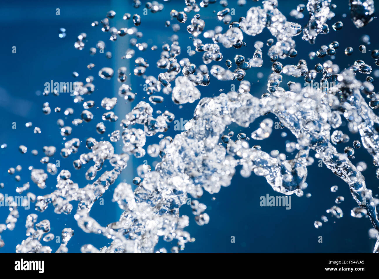 Fresh waterdrops levitating in the air Stock Photo - Alamy