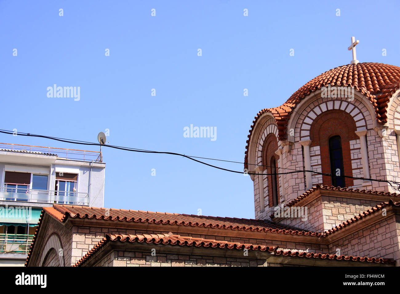 Greek orthodox monastery Stock Photo - Alamy