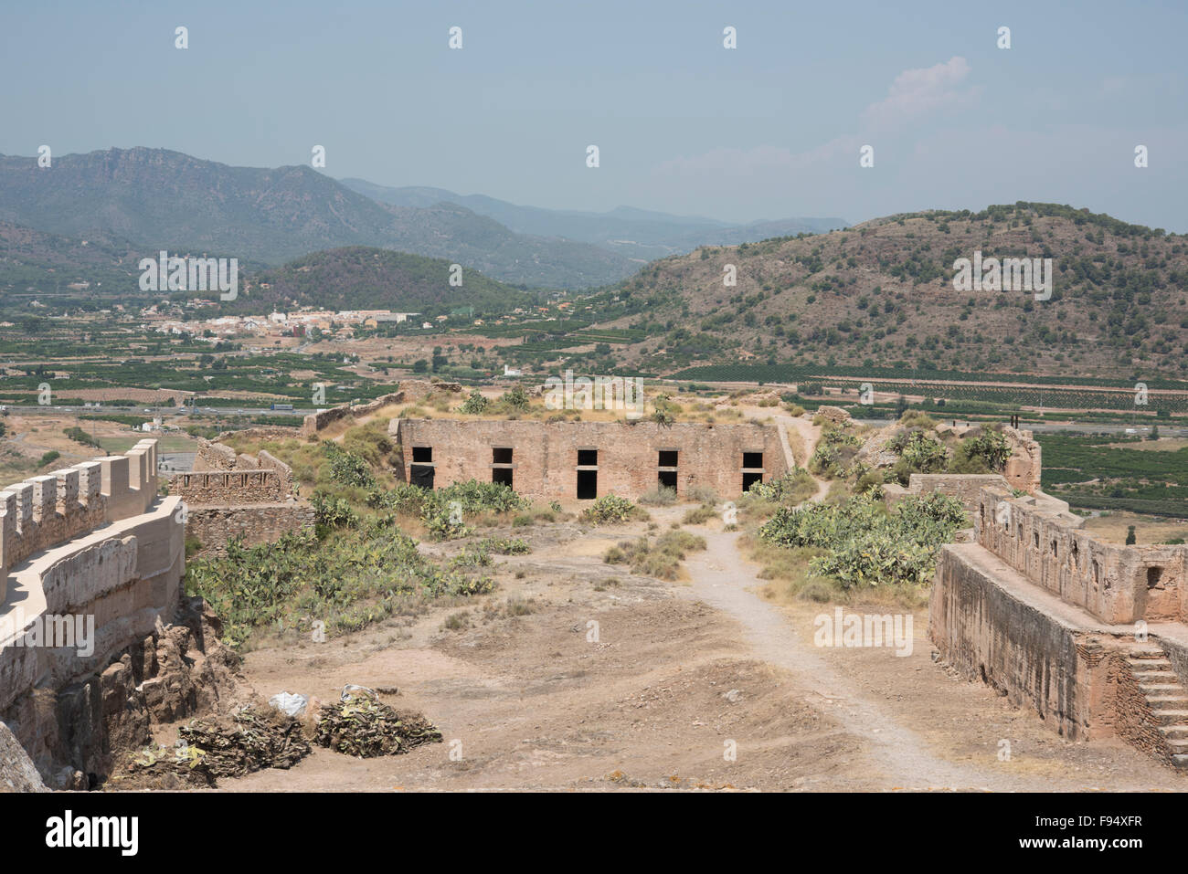 View of the Roman city of Saguntum, Sagunto, Spain Stock Photo - Alamy