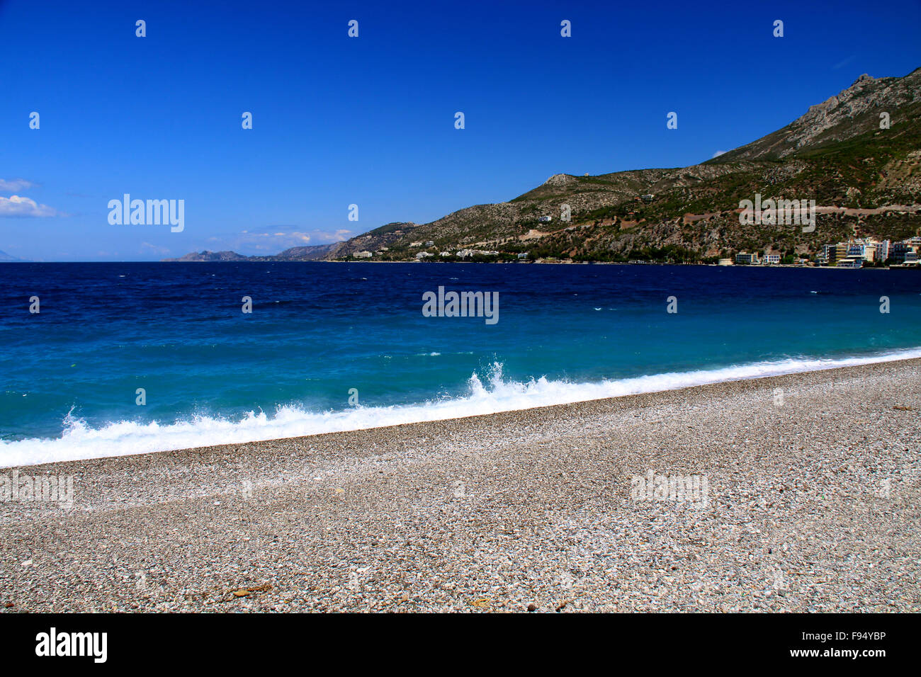 Beach on Samos Island, Greece Stock Photo - Alamy
