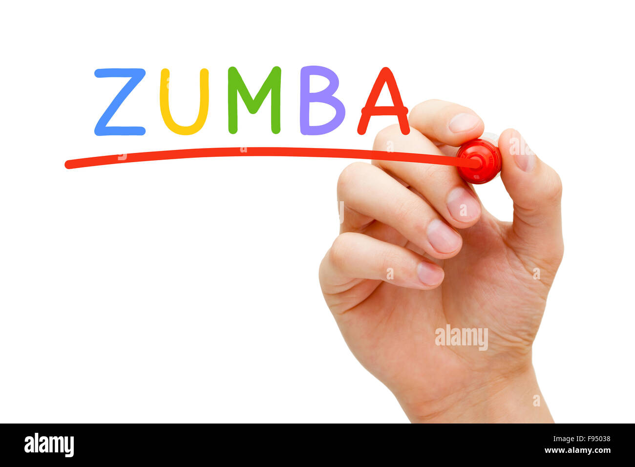 Zumba text Cut Out Stock Images & Pictures - Alamy
