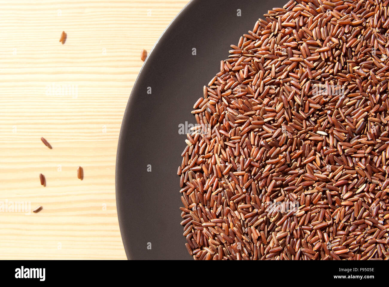 Plate red rice hi-res stock photography and images - Alamy