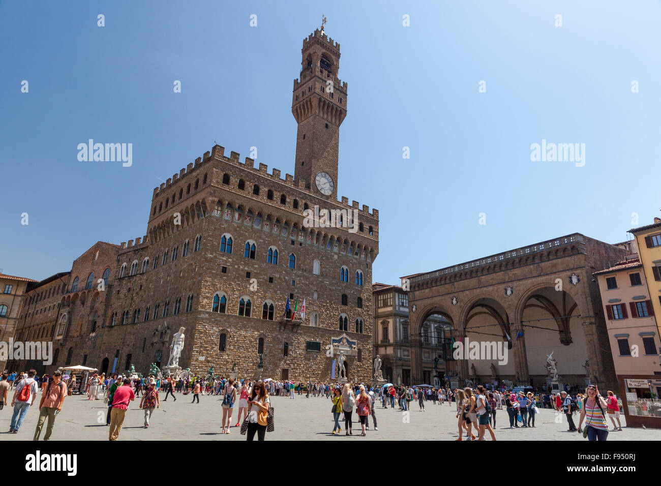 Piazza della Signoria Florence, Italy Stock Photo - Alamy