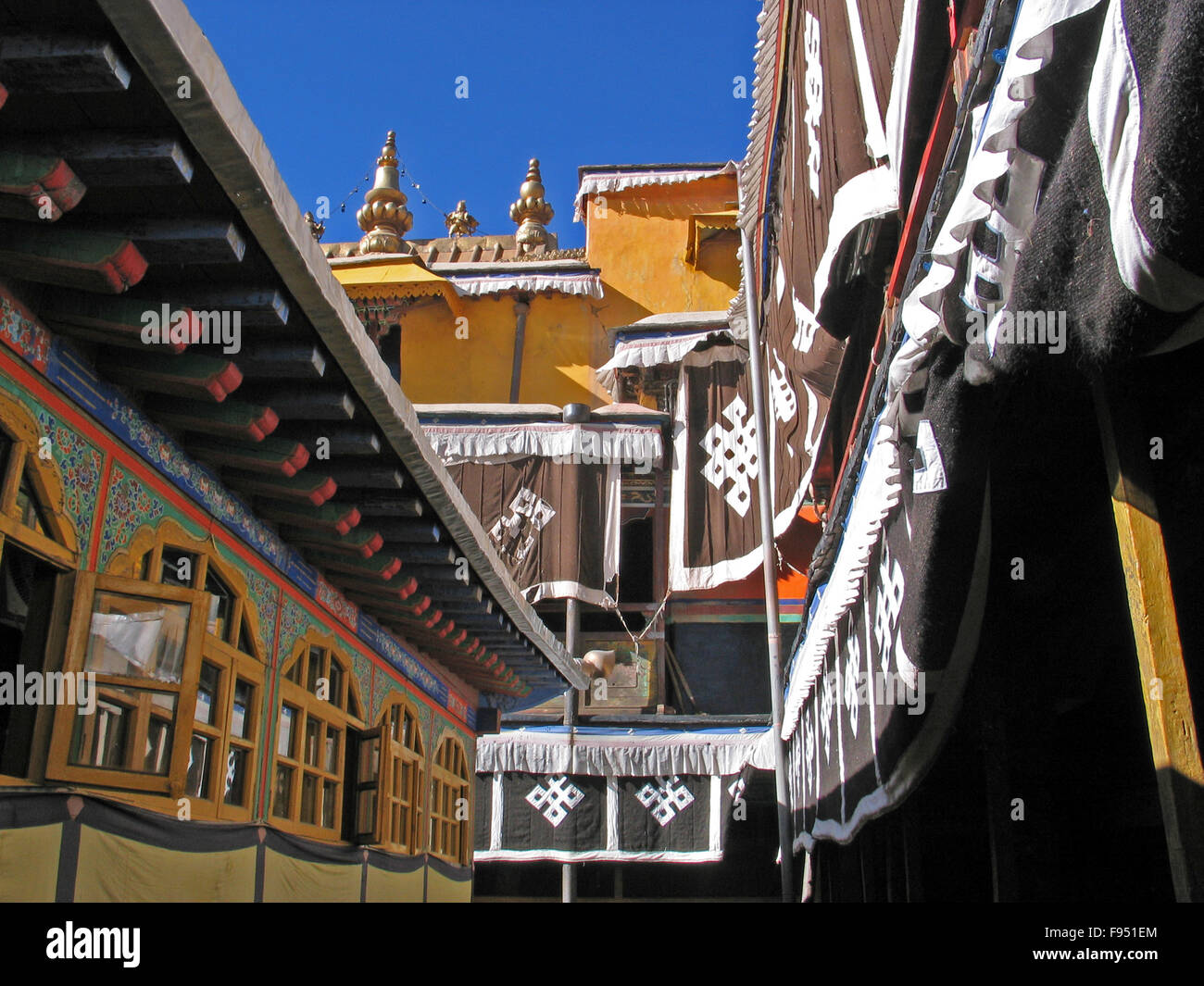 Candid shot inside Potala Palace Stock Photo - Alamy