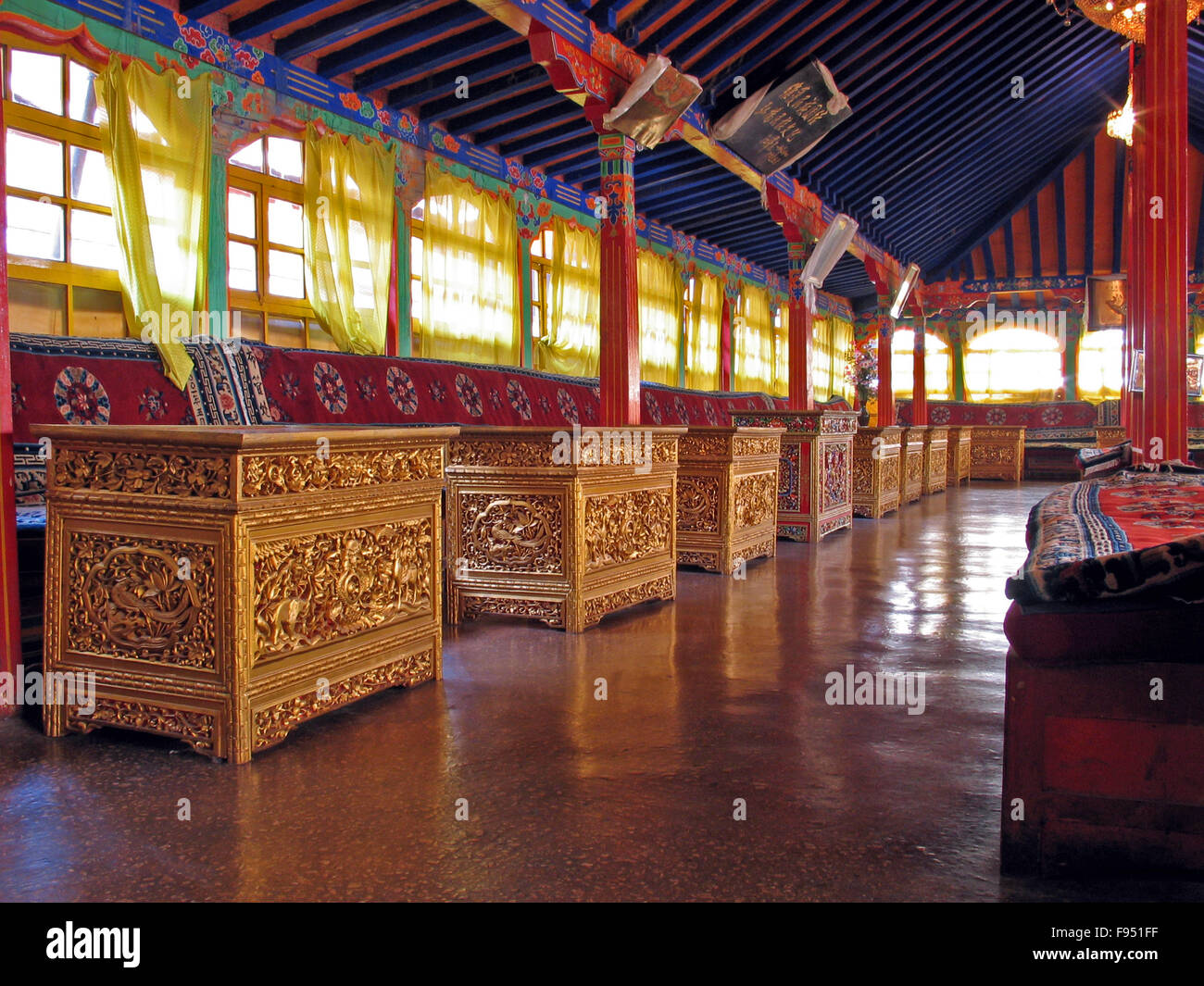 Candid shot inside Potala Palace Stock Photo - Alamy