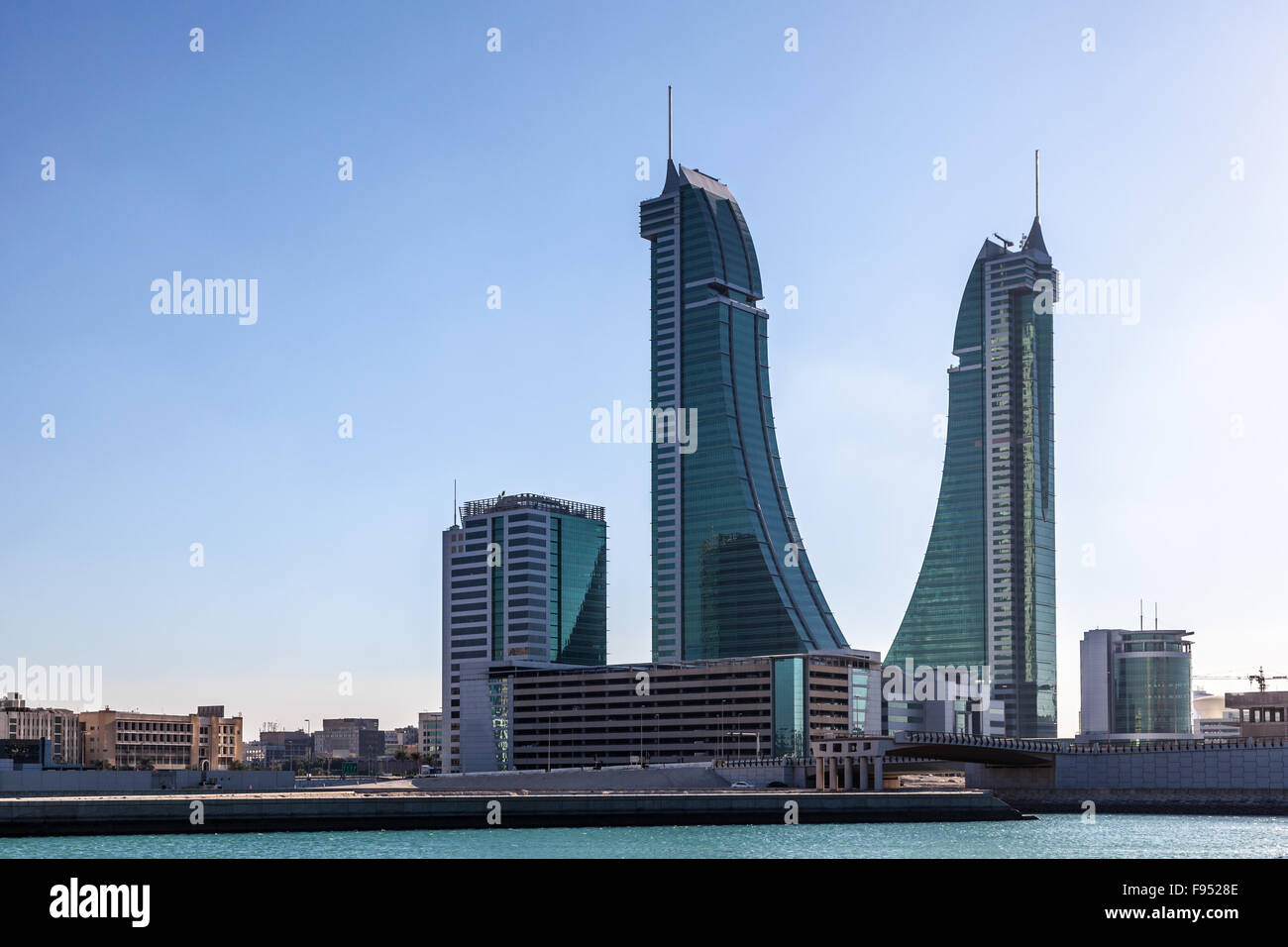 Bahrain Financial Harbour Towers Stock Photo - Alamy