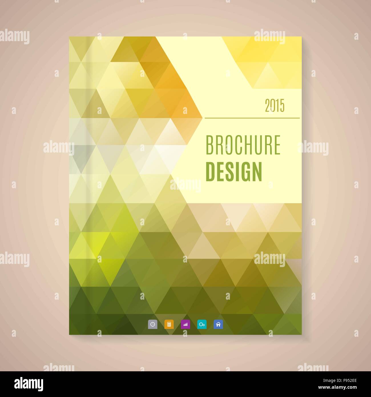 Vector template for brochure Stock Vector Image & Art - Alamy