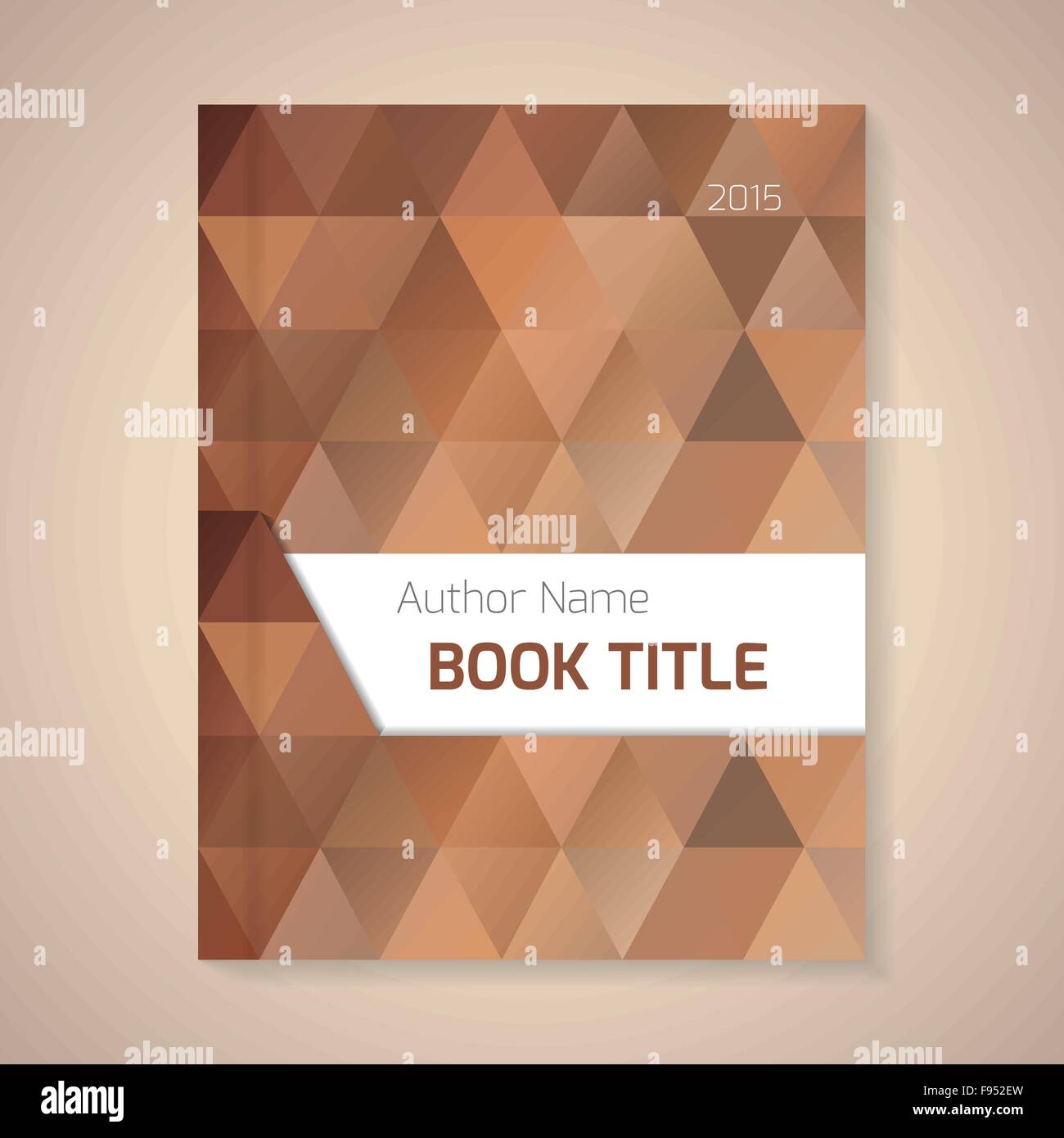 Vector template for book title Stock Vector Image & Art - Alamy