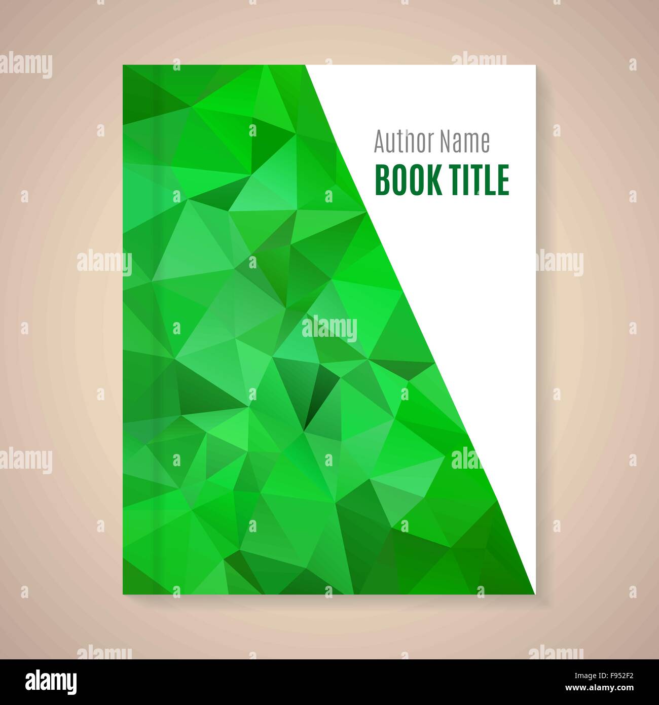 Vector template for book title Stock Vector Image & Art - Alamy