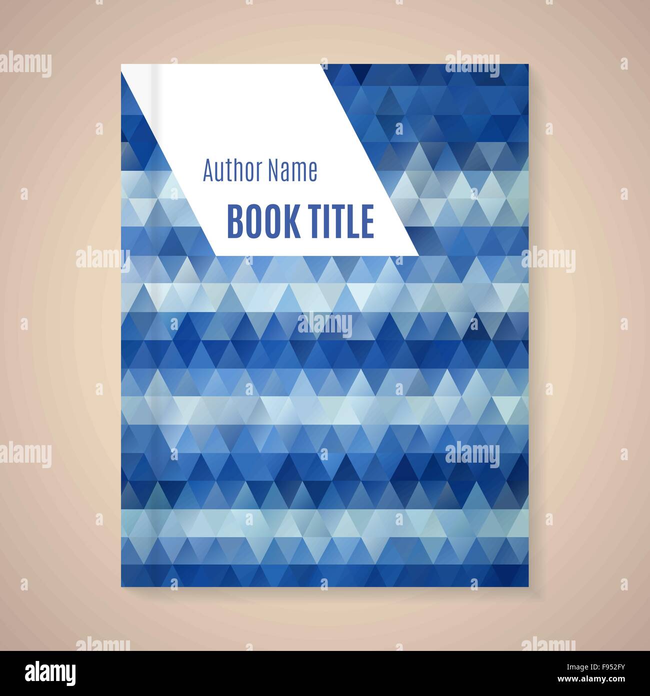 Vector template for book title Stock Vector Image & Art - Alamy