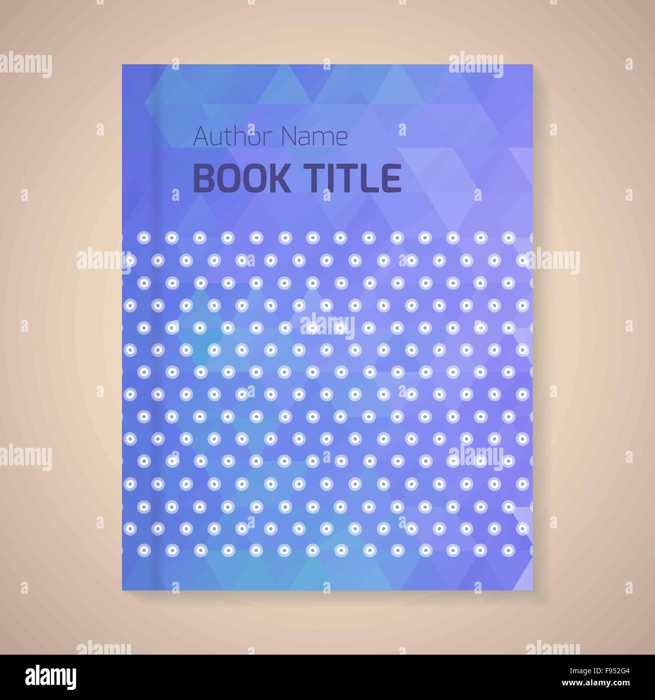 Vector template for book title Stock Vector Image & Art - Alamy