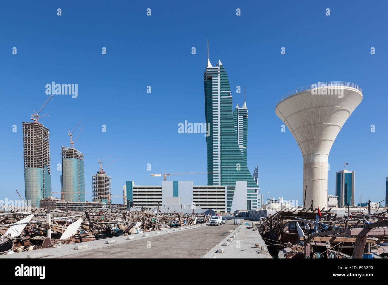 Manama Financial Harbour, Bahrain Stock Photo - Alamy