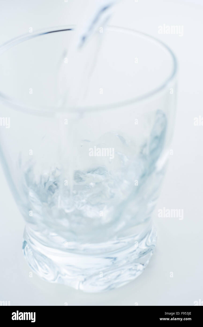 Water in glass Stock Photo - Alamy