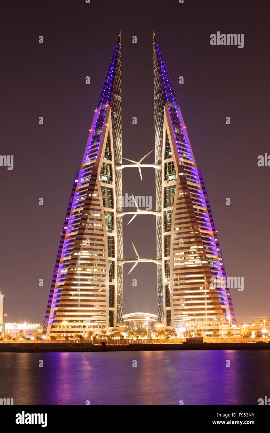 Bahrain World Trade Center Stock Photo - Alamy
