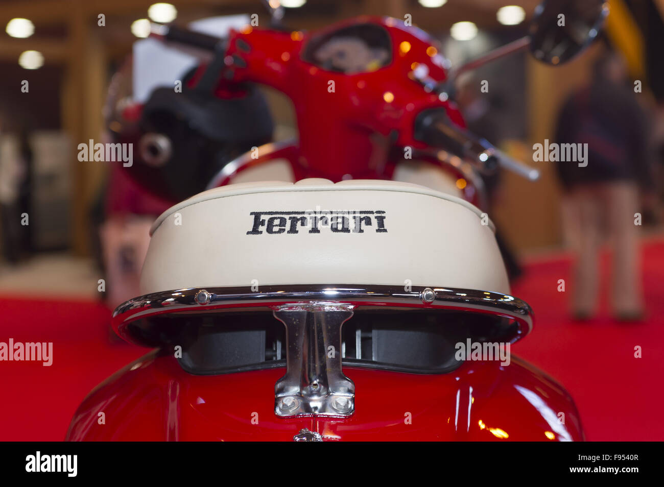 Classic Motor Show 2015 at The NEC Birmingham. A Ferrari Scooter for ...
