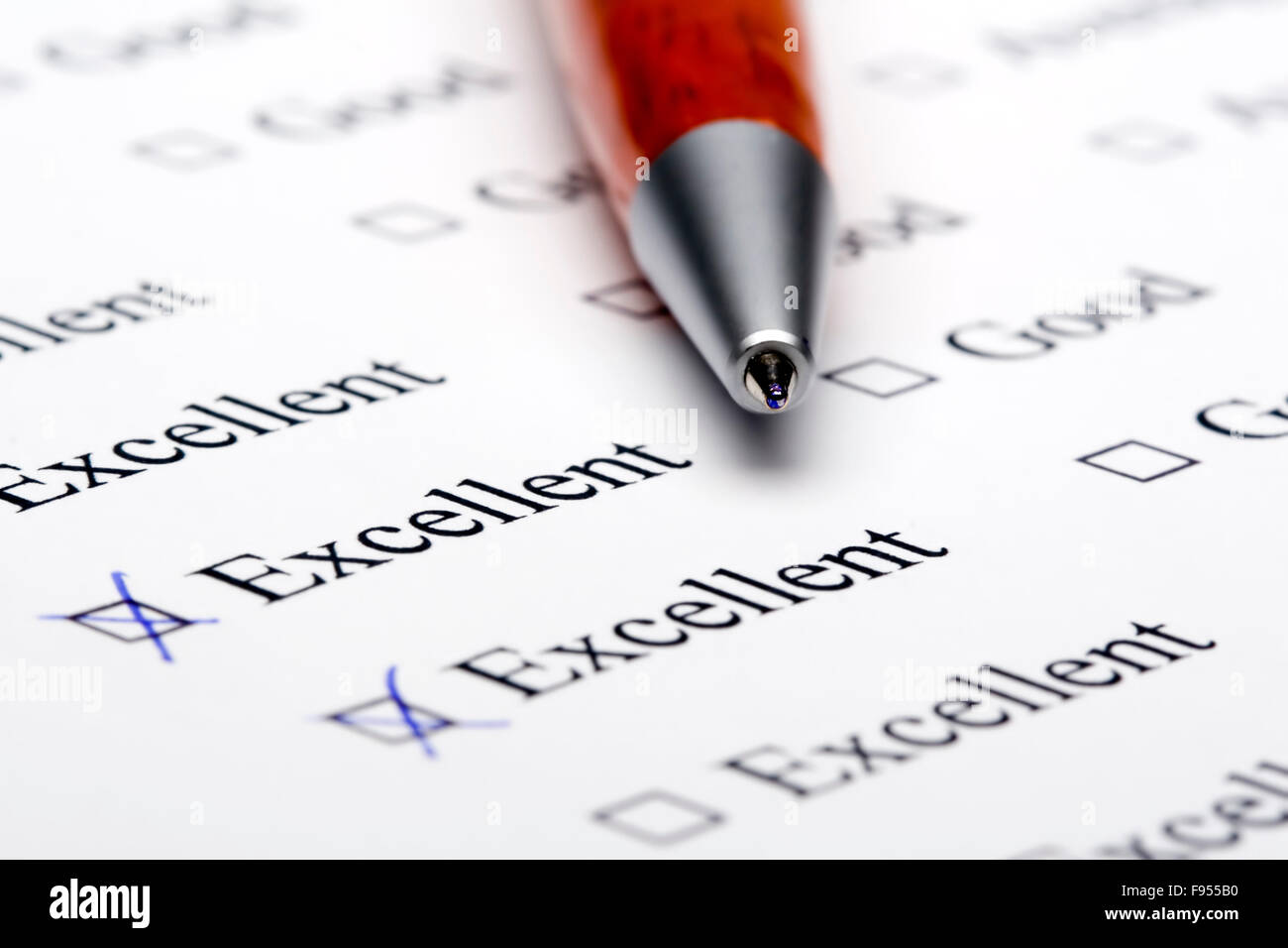 a visual presentation of the poll options. white background and pen ...