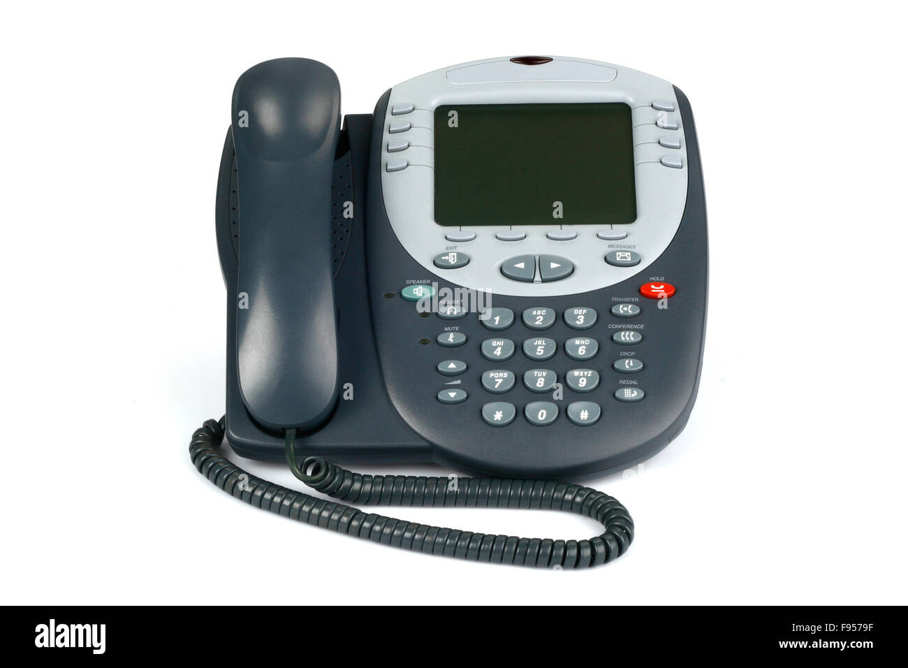Digital VoIP phone (isolated on white Stock Photo - Alamy