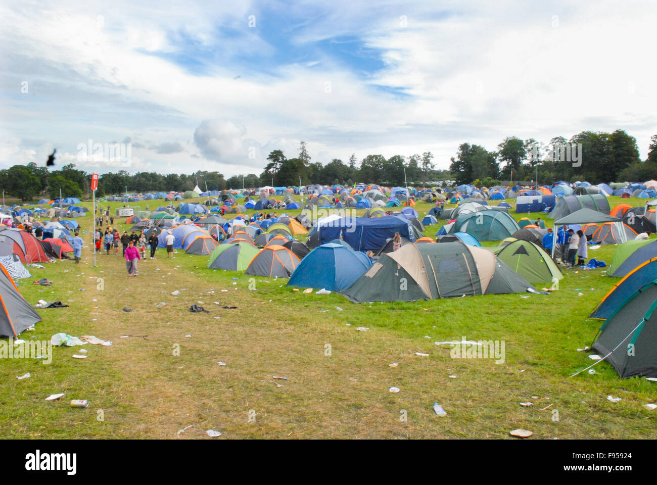 Festival campsite at Belladrum Tartan Heart in Inverness, Scotland ...