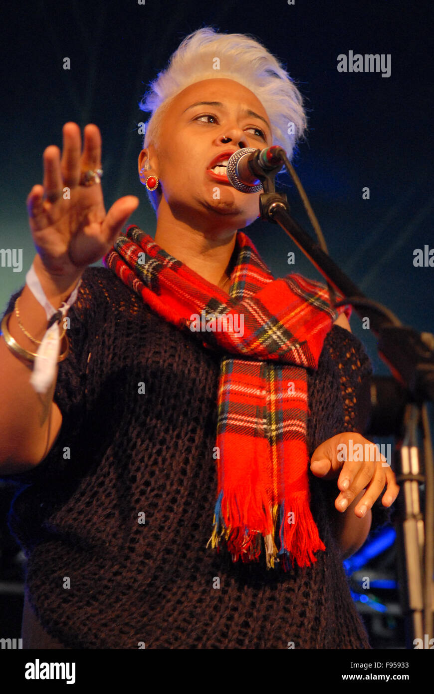 Emeli Sande performs at the Belladrum Festival in Inverness, Scotland ...