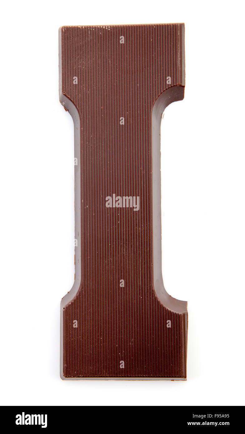 Chocolate letter I for Sinterklaas, event in the Dutch in december over ...
