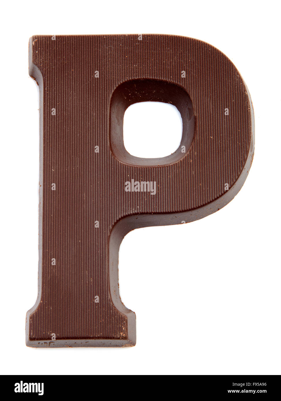 Chocolate letter P for Sinterklaas, event in the Dutch in december over ...